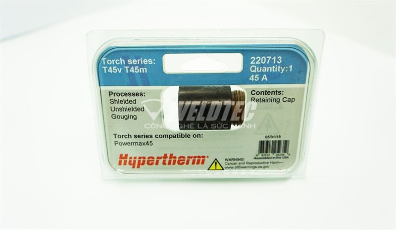 Chụp bảo vệ mỏ Plasma PWX45 220713 Hypertherm – Phụ Kiện Hàn Cắt