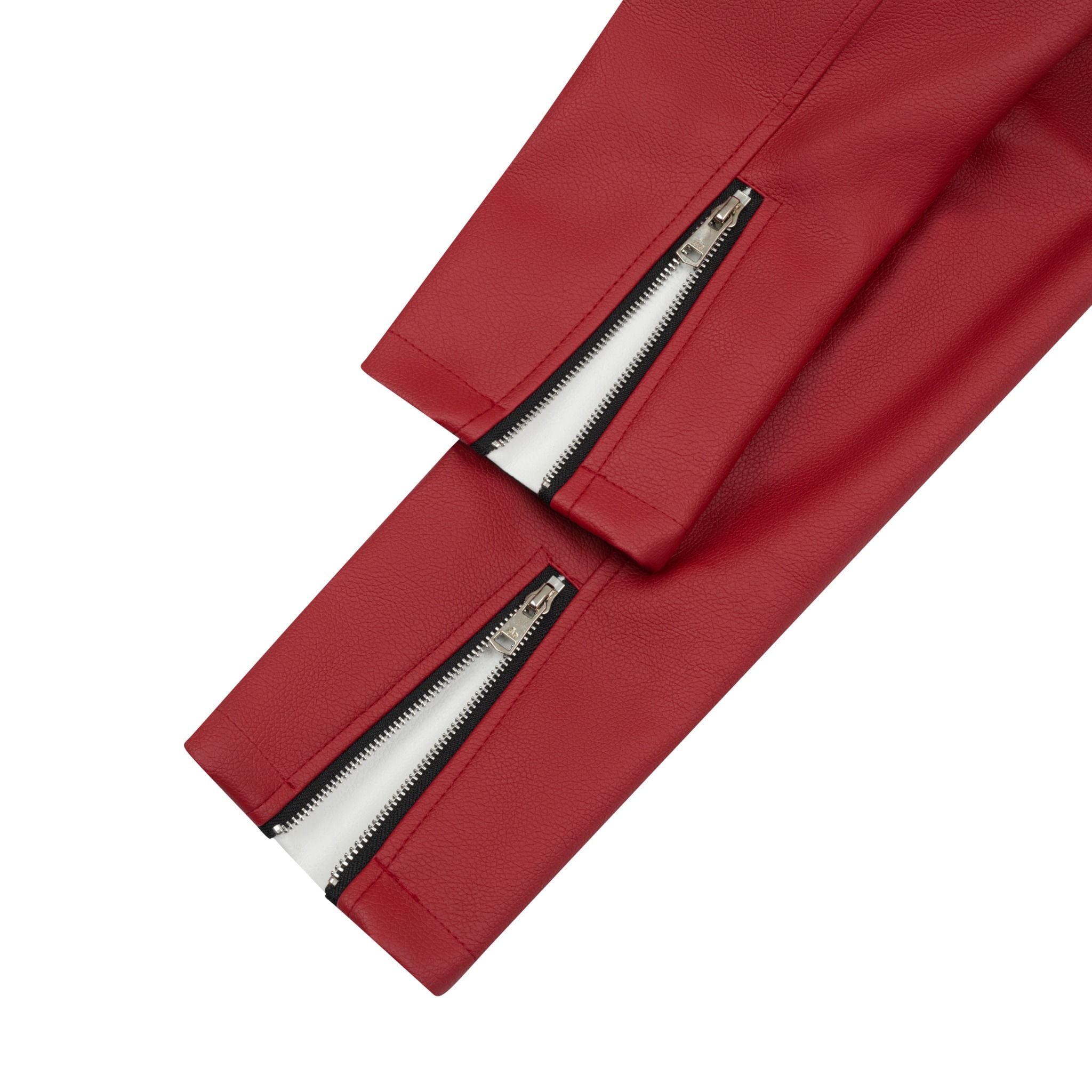 AA STU RACING LEATHER JACKET V3 // RED – AASTU®