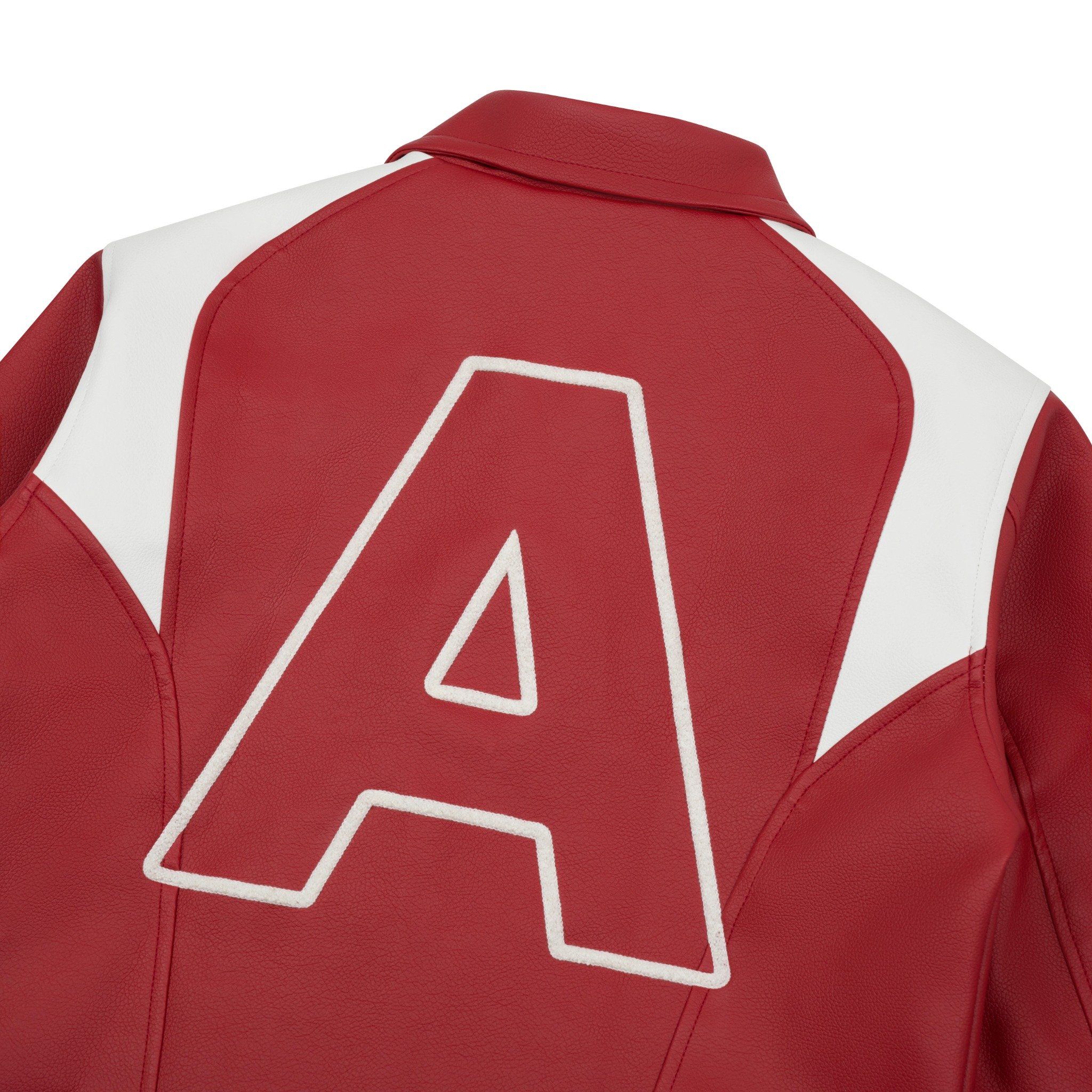 AA STU RACING LEATHER JACKET V3 // RED – AASTU®