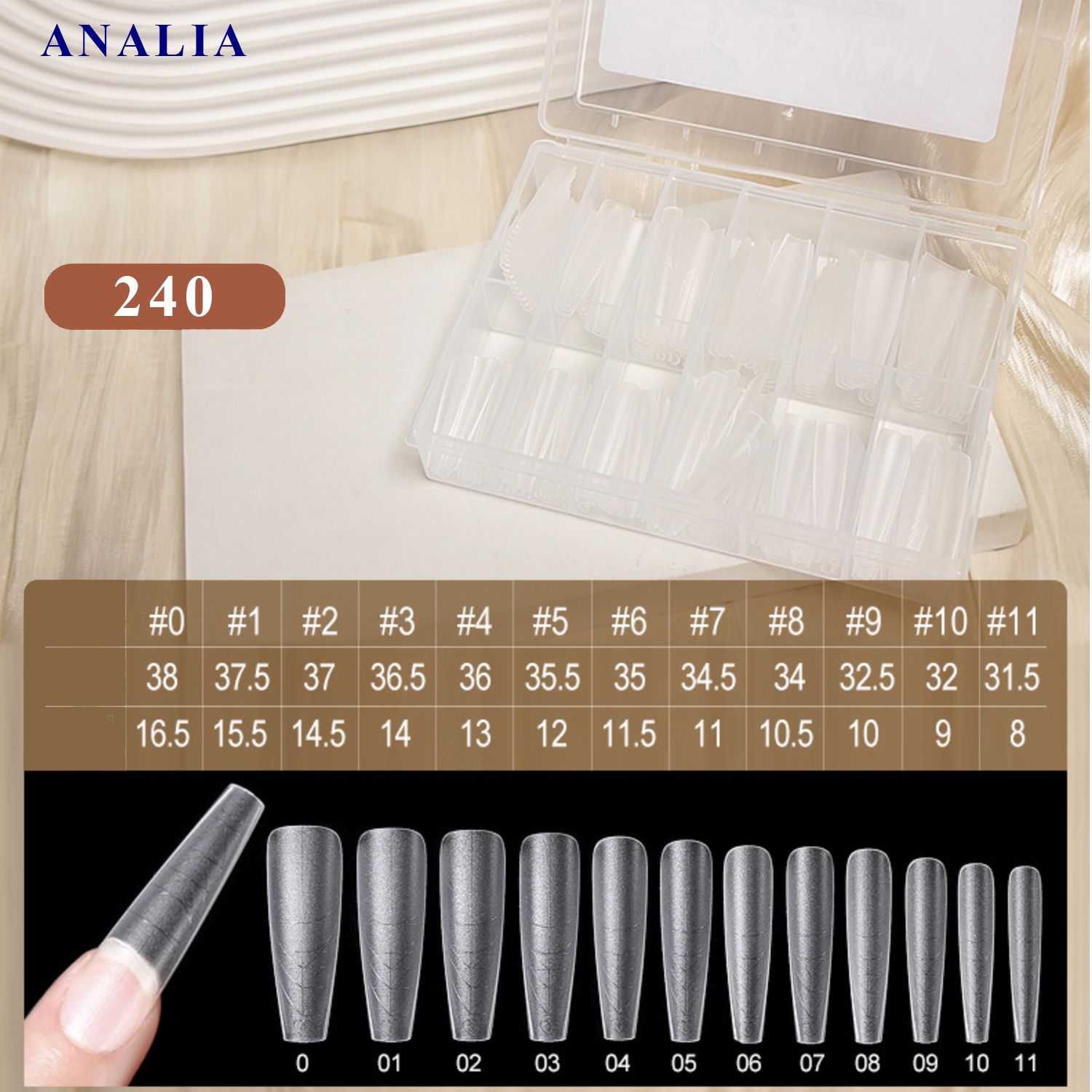 Móng Up Vạch Kẻ Loại Dài ANSC – Analia Academy - Anatran