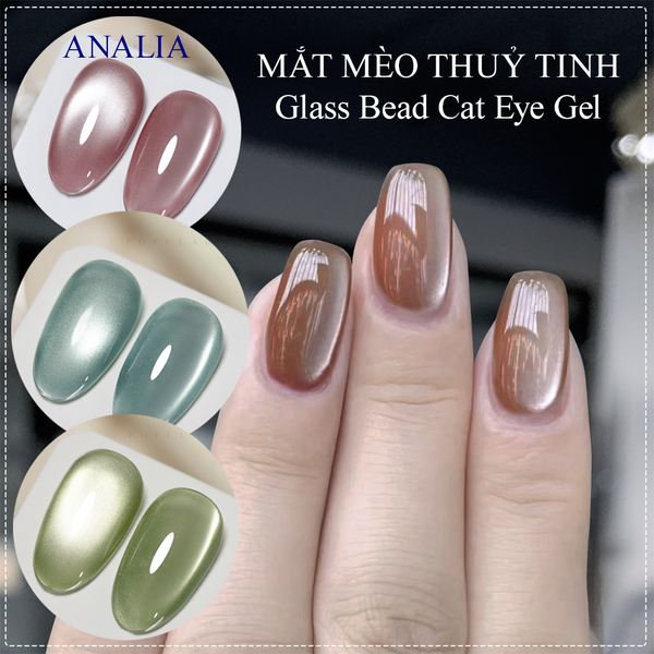 Sơn Gel Mắt Mèo ANSC Hạt Thuỷ Tinh – Analia Academy - Anatran