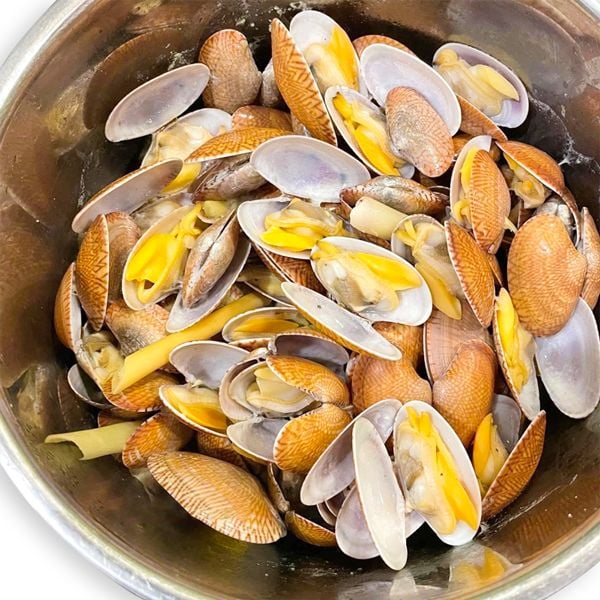Địa chỉ mua ngao hoa vàng hấp sả ngon, giá rẻ tại Hà Nội