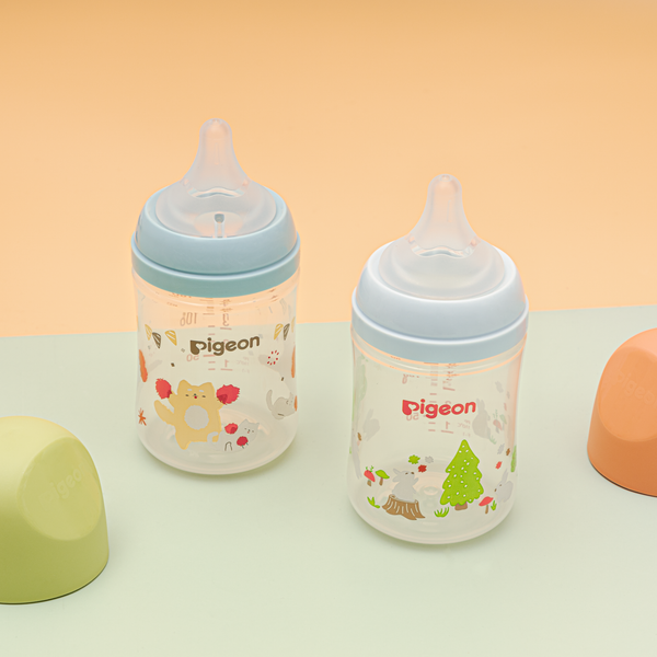 Bình sữa Softouch PP Plus WN3 Hình thú – PIGEON OFFICIAL STORE