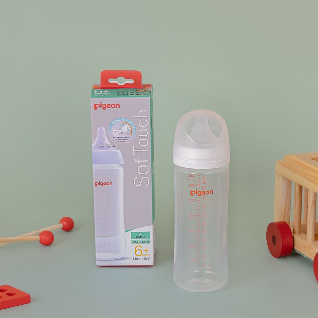 Bình sữa Softouch PP Plus WN3 (Phiên bản Quốc tế) – PIGEON OFFICIAL STORE
