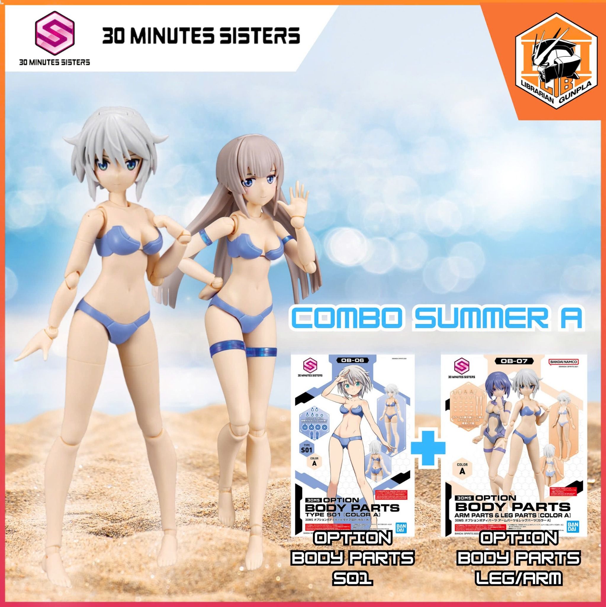 30MS Phụ kiện Option Body Parts Arm Parts & Leg Parts - Color A - LIB Gunpla
