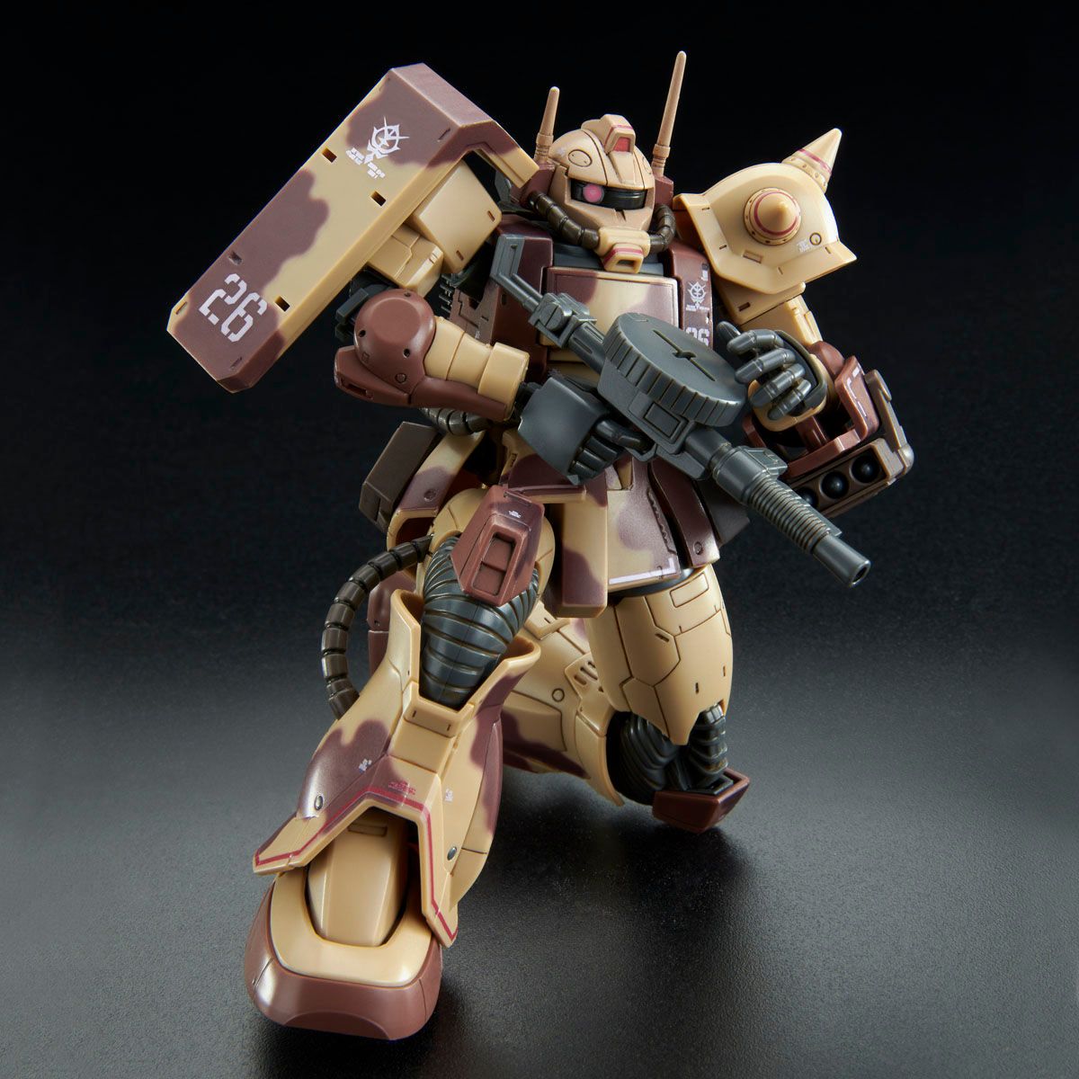 HG GTO Zaku Desert Type Double Antene Type - LIB Gunpla
