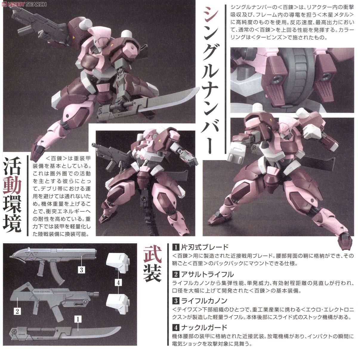 HG IBO 1/144 AMIDA'S HYAKUREN - LIB Gunpla