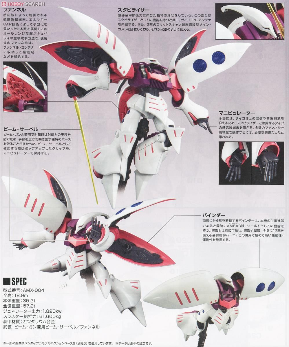 HG UC 1/144 AMX-004 Qubeley Revive - LIB Gunpla