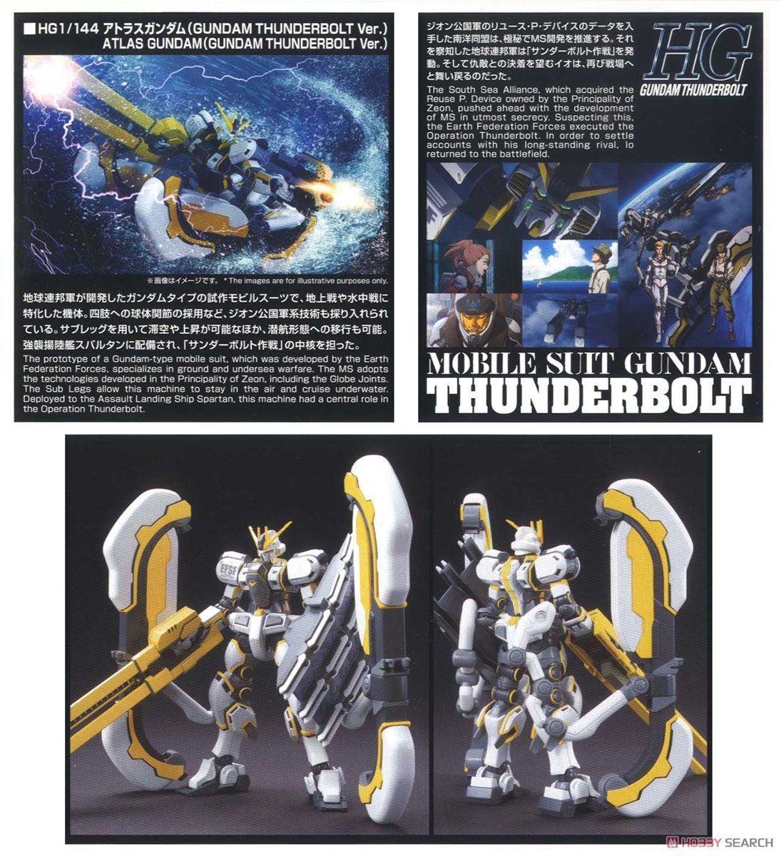 HG UC 1/144 ATLAS GUNDAM - LIB Gunpla