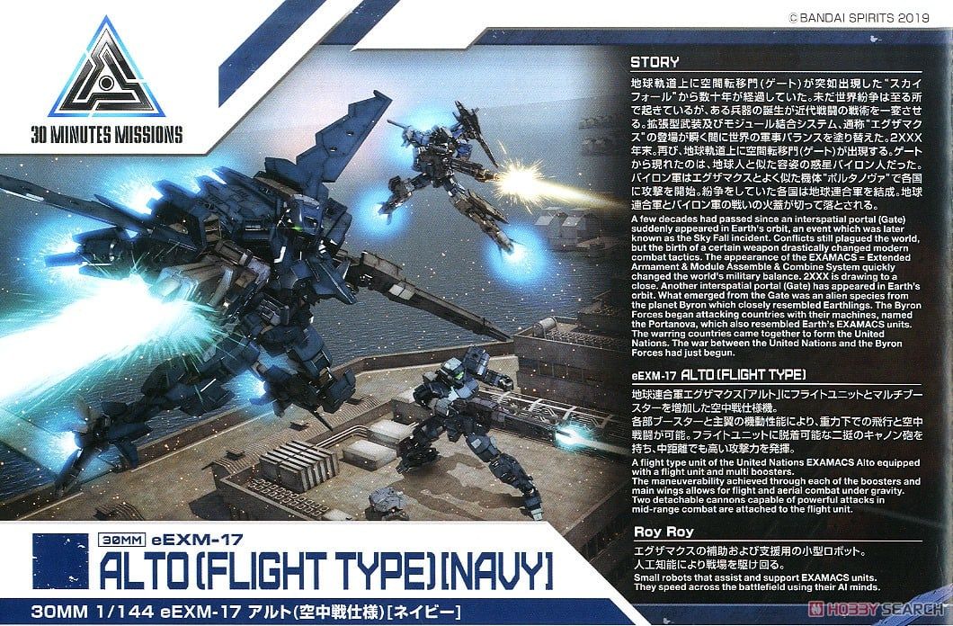 30MM Alto Flight type - Navy - LIB Gunpla