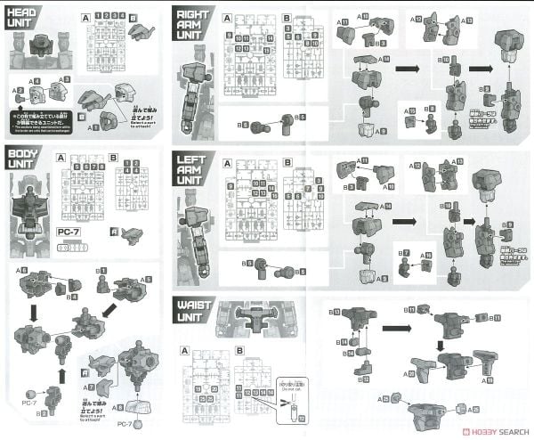 30MM Alto Flight type - Navy - LIB Gunpla