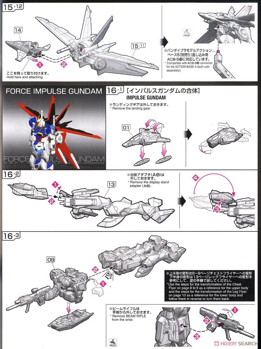 RG 1/144 Force Impulse Gundam - LIB Gunpla