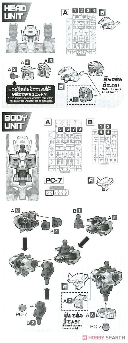 30MM 1/144 Alto Flight type - Orange - LIB Gunpla