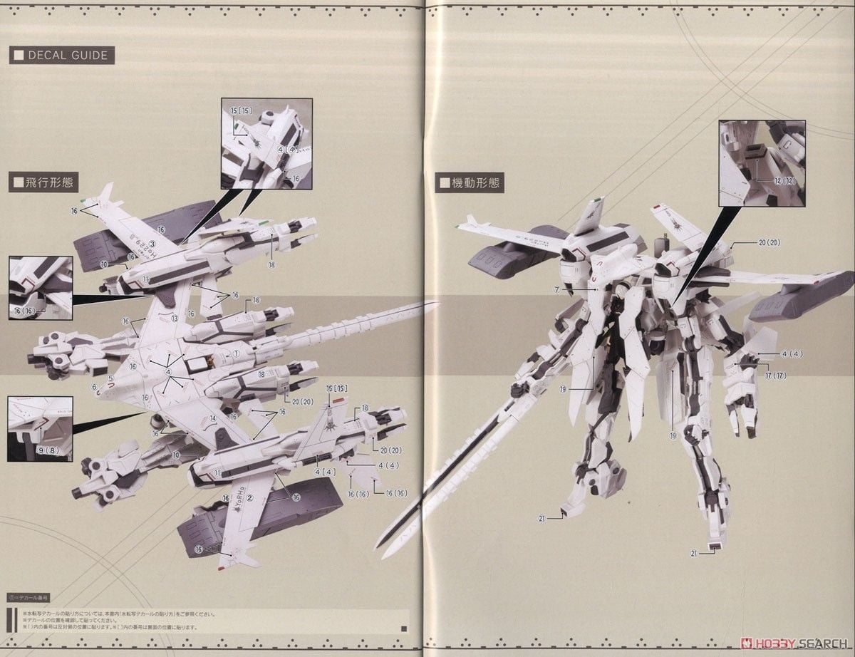 SQUARE ENIX Nier Automata Flight Unit Ho229 Type B & 2B - LIB Gunpla