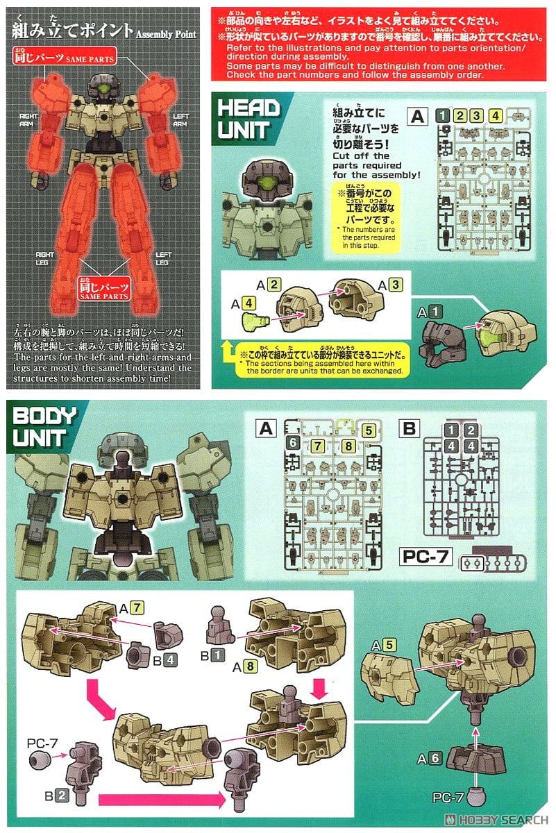 30MM 1/144 Rabiot - Green - LIB Gunpla
