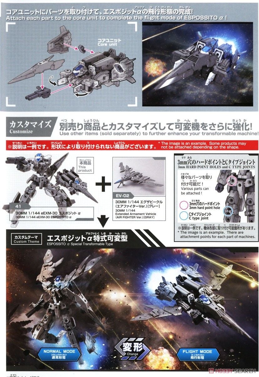 30MM 1/144 eEXM-30 Espossito Alpha - LIB Gunpla