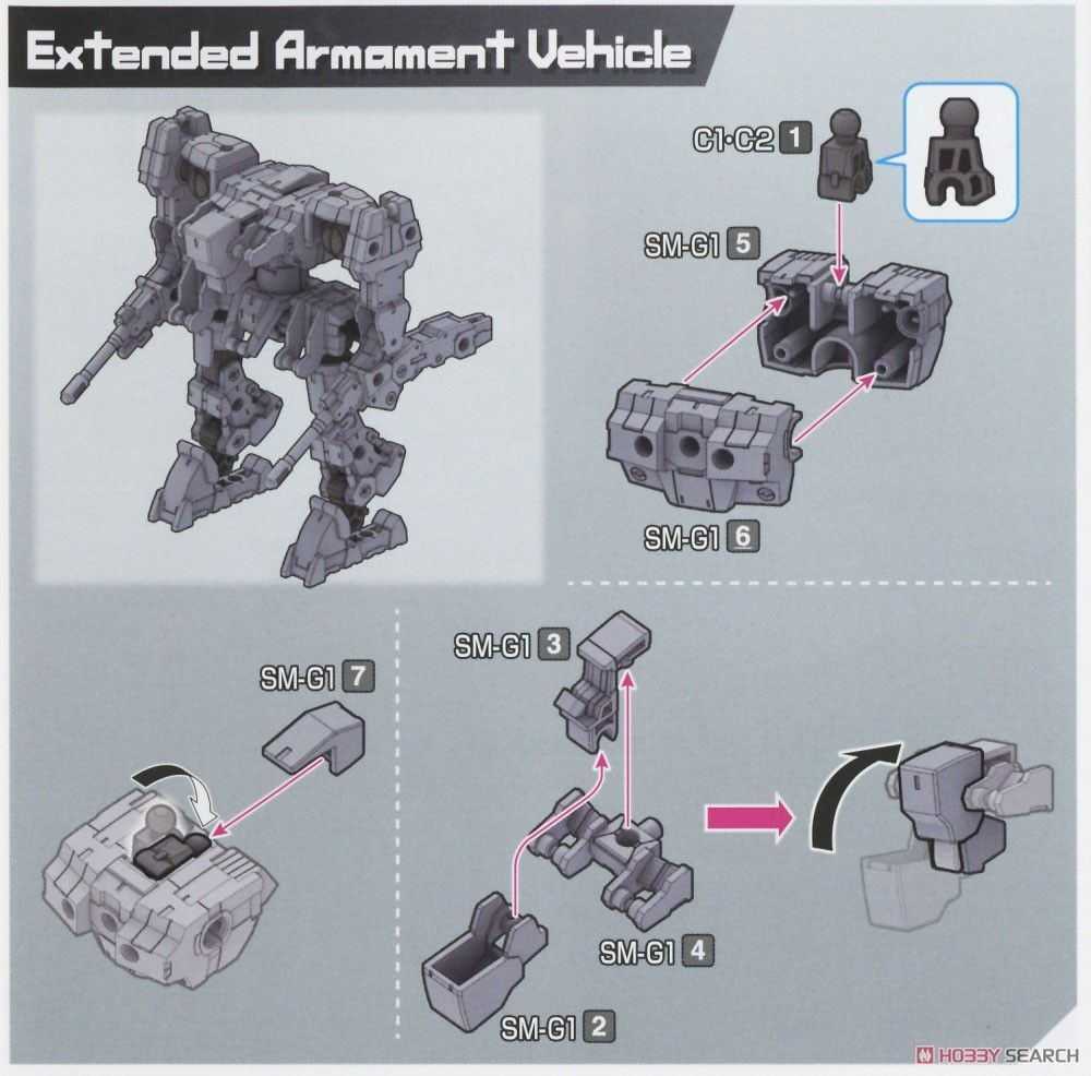 30MM 1/144 Mass Produced Sub Machine - LIB Gunpla