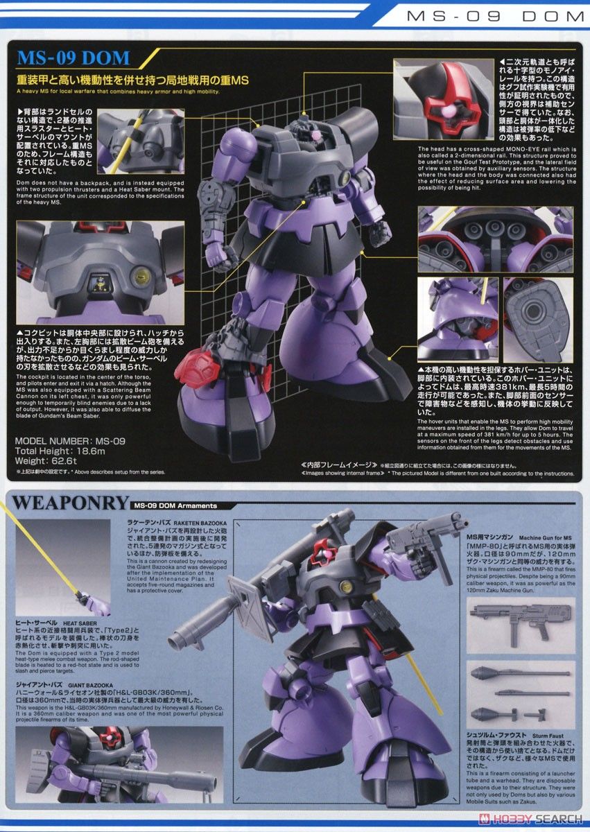 MG 1/100 Dom - LIB Gunpla