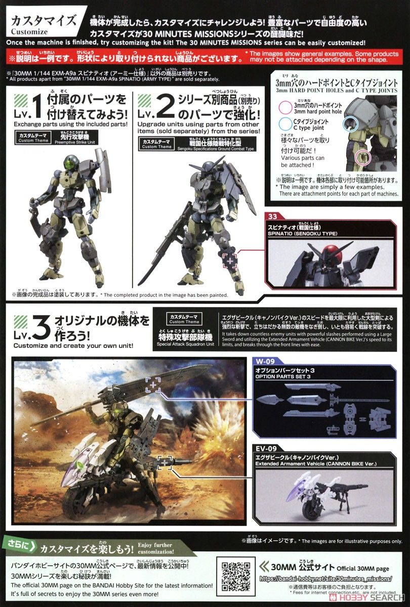 30MM Building Kit Bandai Spinatio Army Type Model Kit - 1/144 Scale No ...