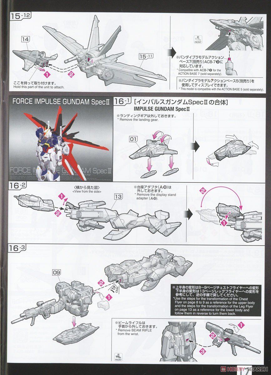 RG 1/144 Force Impulse Gundam Spec 2 / Spec II - LIB Gunpla