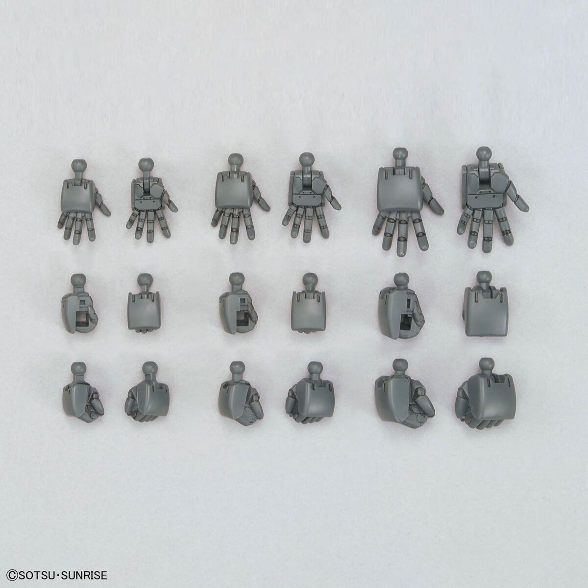 Gundam Option Parts Set Gunpla 04 - 1/144 Build Hands Round Shape - LIB ...