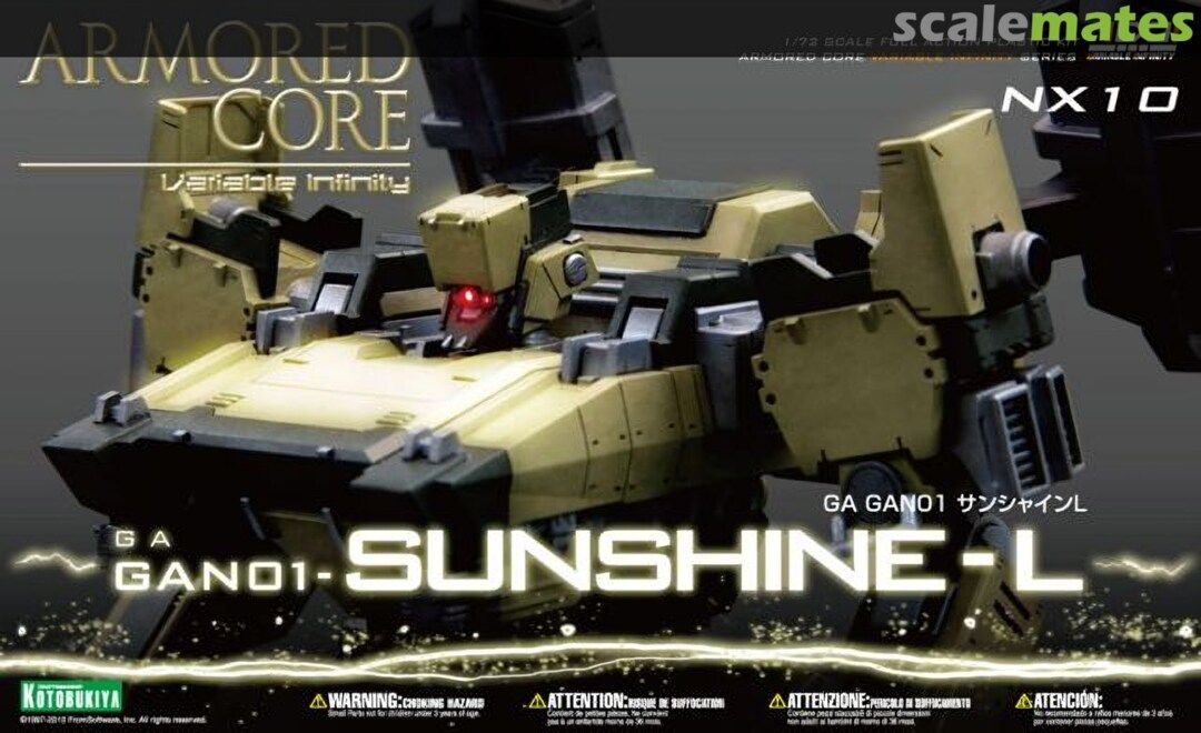 Armored Core VI Variable Infinity - 1/72 GA GAN01-SUNSHINE-L - LIB Gunpla