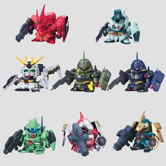 SD BB Senshi Mobile Suit Gundam Char's Counter attack Set - LIB Gunpla