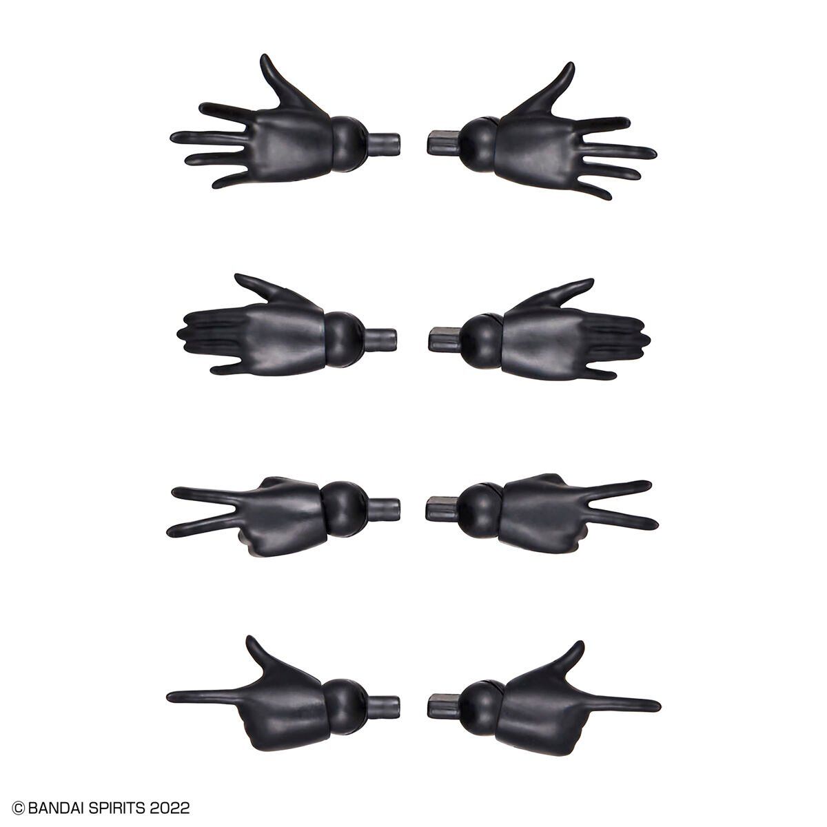 30MS Phụ kiện Option Hand Parts - White / Black - LIB Gunpla