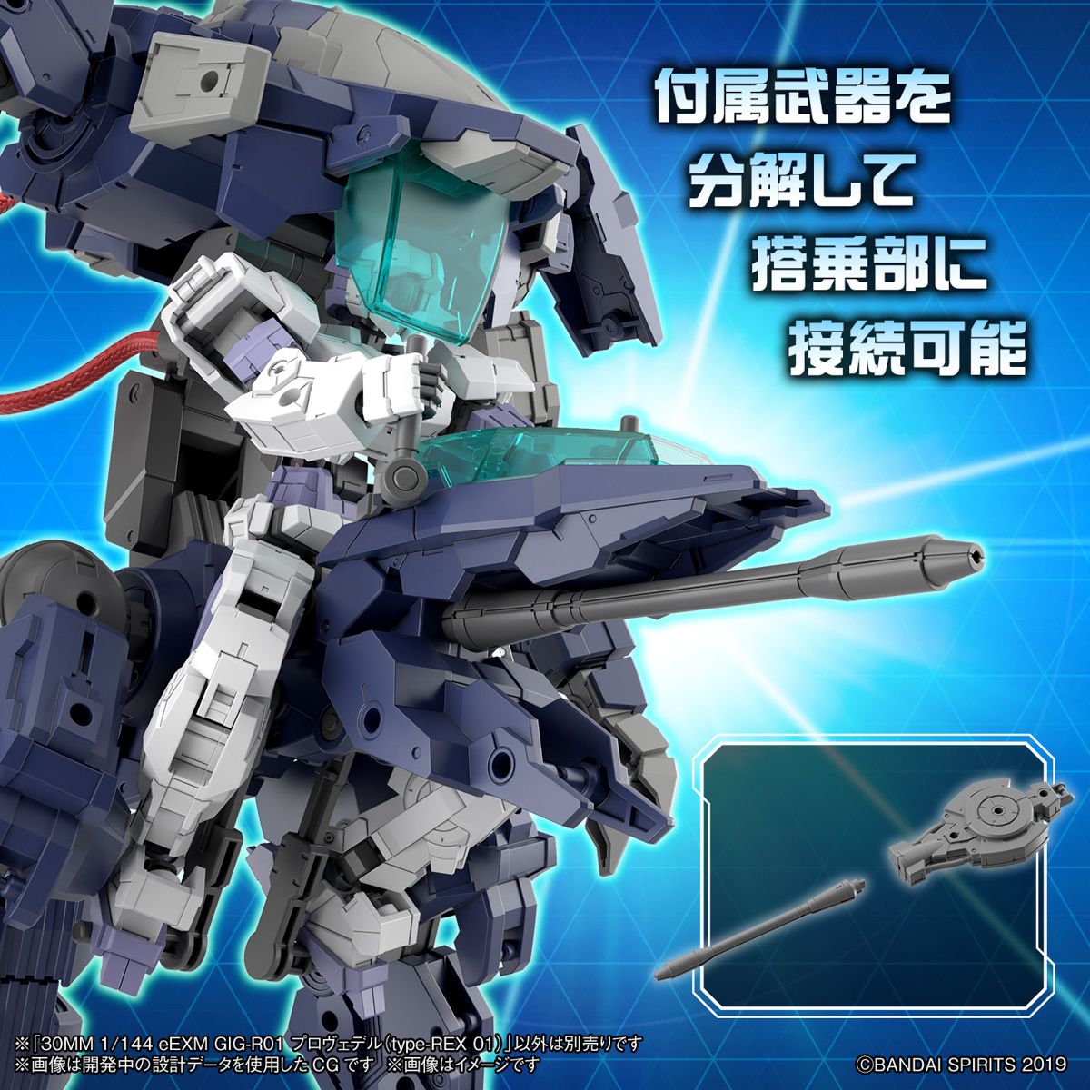 [Pre-order] - 2023 tháng 10 - 30MM 1/144 eEXM GIG-R01 Provedel - Type ...