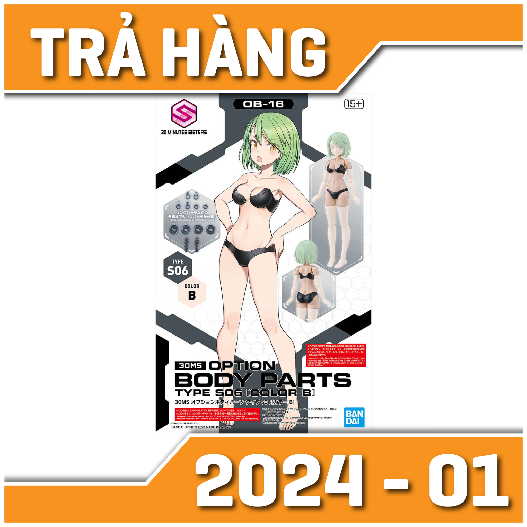 Trả hàng - 30MS Option body parts type S06 - Color B - 202401 - LIB Gunpla