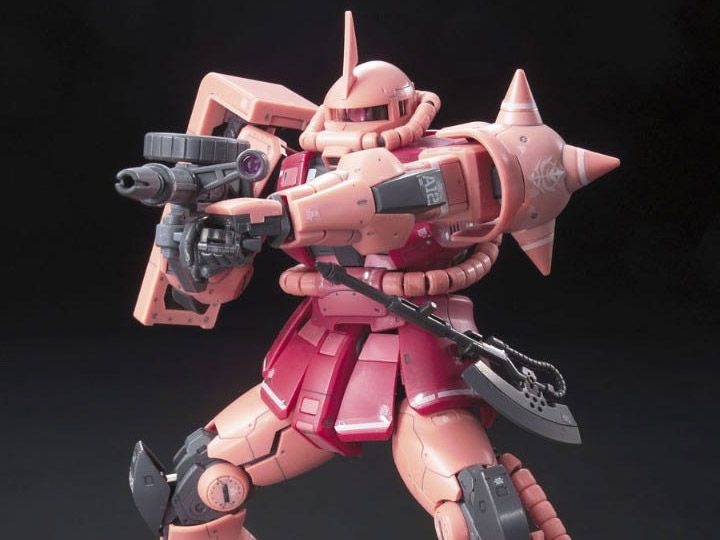 RG Zaku II - Char Aznable Custom - LIB Gunpla