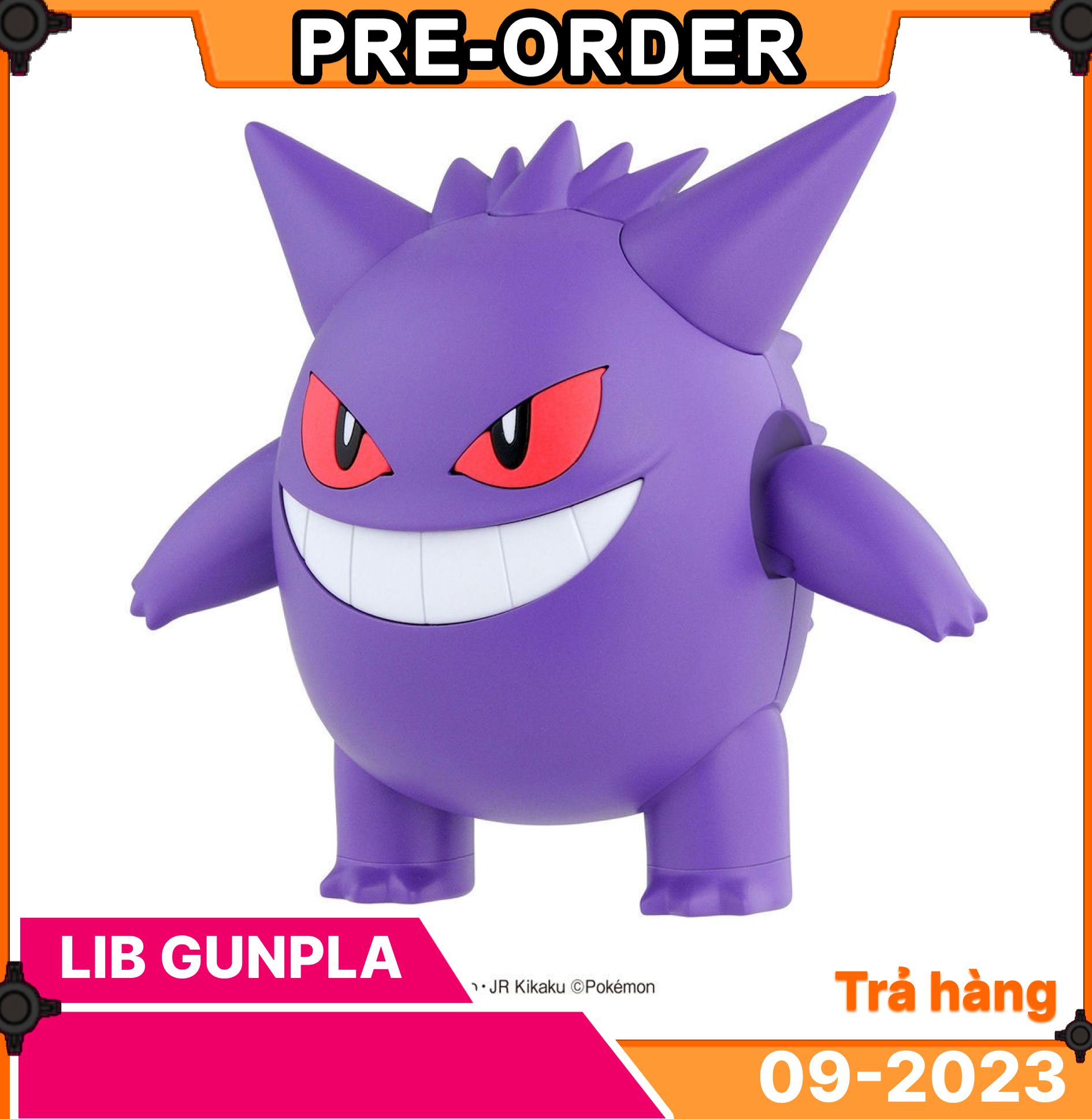 [Pre-order] Pokemon PLAMO COLLECTION 45 SELECT SERIES Gengar - 2023 09 ...