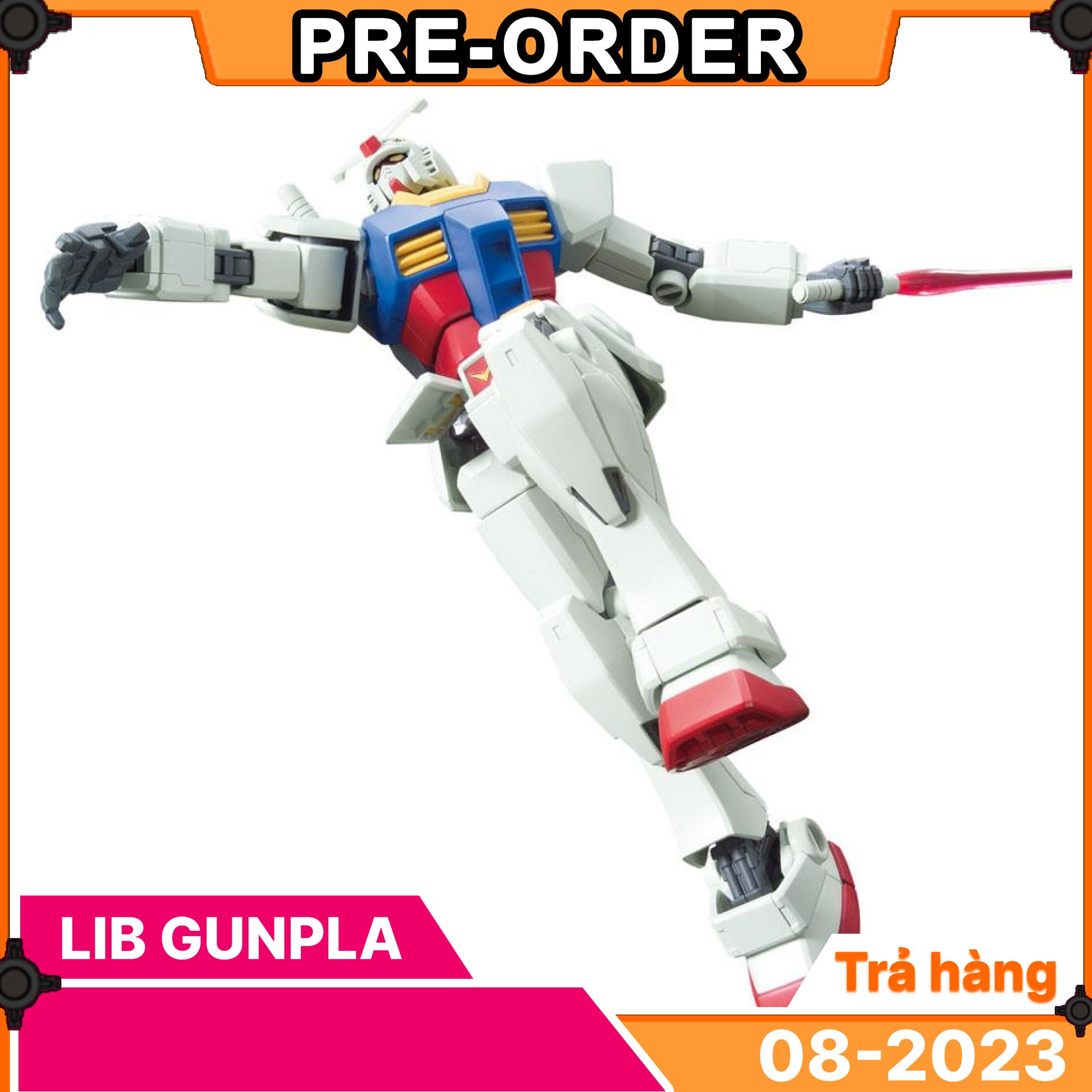 [Pre-order] 2023 08 - 1/144 HGUC RX-78-2 GUNDAM - Giá Order: 200k - LIB Gunpla