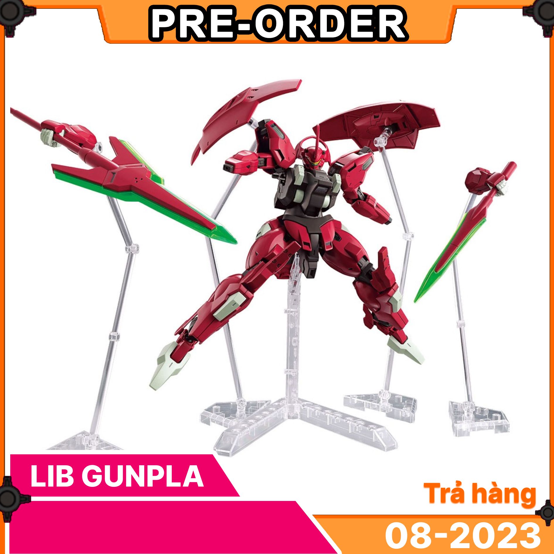 [Pre-order] 2023 08 - HG WFM 1/144 DARILBALDE - Giá Order: 400k - LIB Gunpla