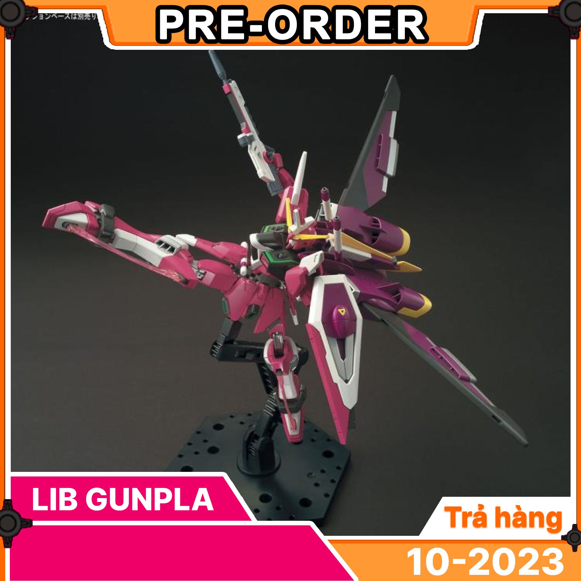 [Pre-order] - 2023 tháng 10 - HG CE 1/144 Infinite Justice Gundam - Gi - LIB Gunpla