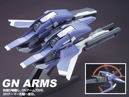 HG 00 GN Arms Type D + Gundam Dynames - LIB Gunpla