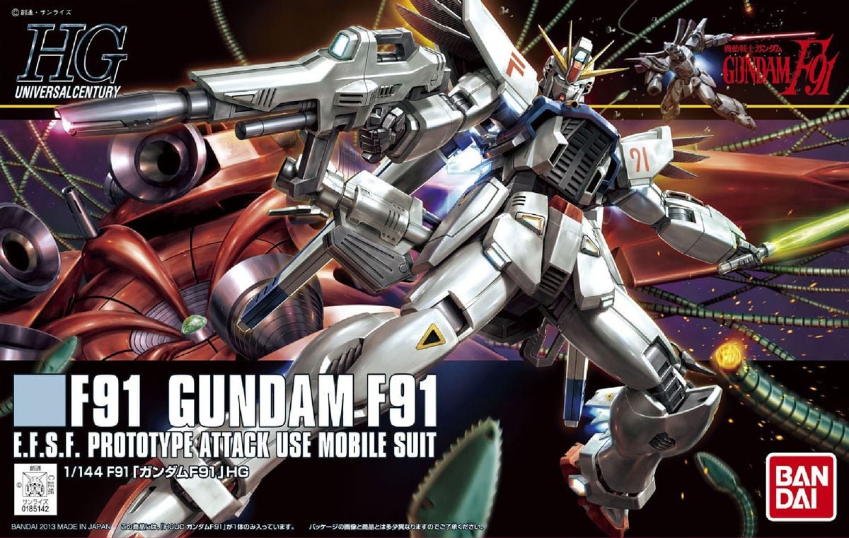 HG UC 1/144 Gundam F91 - LIB Gunpla