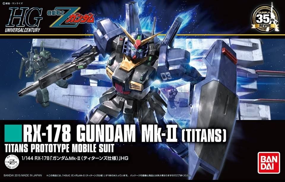 HGUC 1/144 RX-178 Gundam Mk II Titans - Revive - LIB Gunpla
