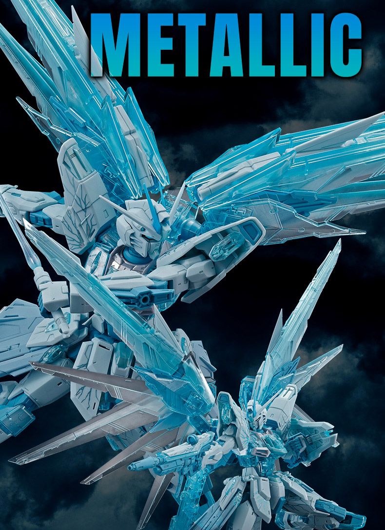 MG 1/100 Freedom Gundam ver 2.0 - Cross Contrast / Clear Blue - LIB Gunpla