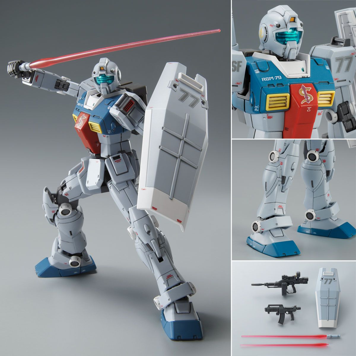 HG GTO RGM-79 GM - Sleggar - LIB Gunpla