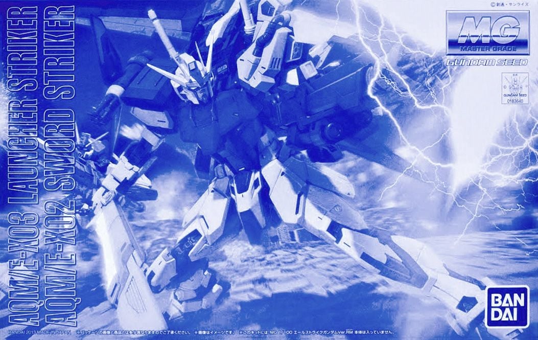 MG 1/100 LAUNCHER STRIKER / SWORD STRIKER for AILE STRIKE GUNDAM RM ...