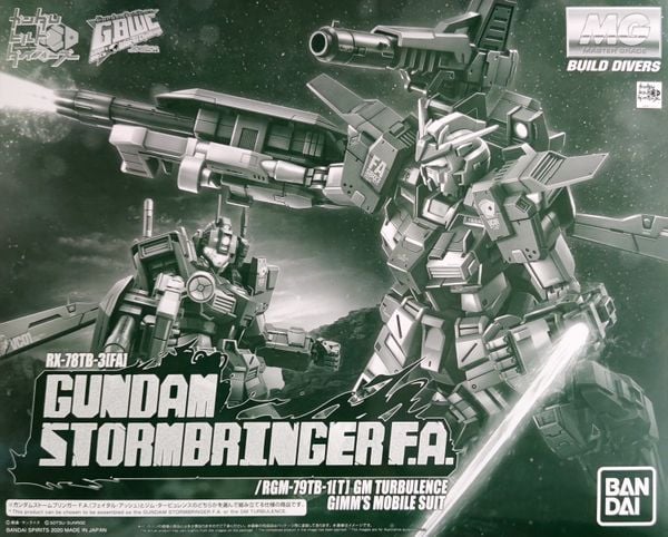 MG 1/100 Gundam Storm Bringer FA Fatal Ash / GM Turbulence - LIB Gunpla
