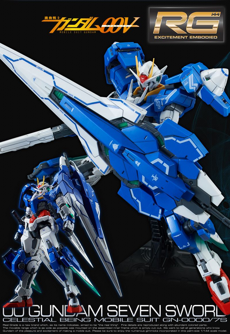 RG 1/144 00 Gundam Seven Sword - LIB Gunpla