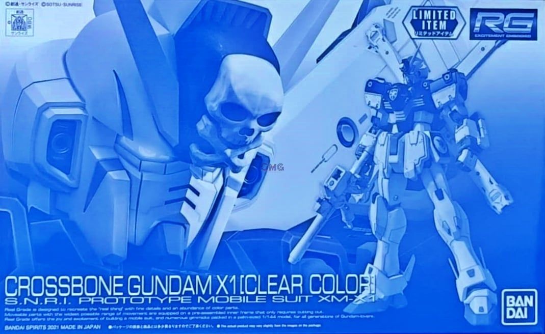 RG 1/144 CROSSBONE GUNDAM X1 - CLEAR COLOR - LIB Gunpla