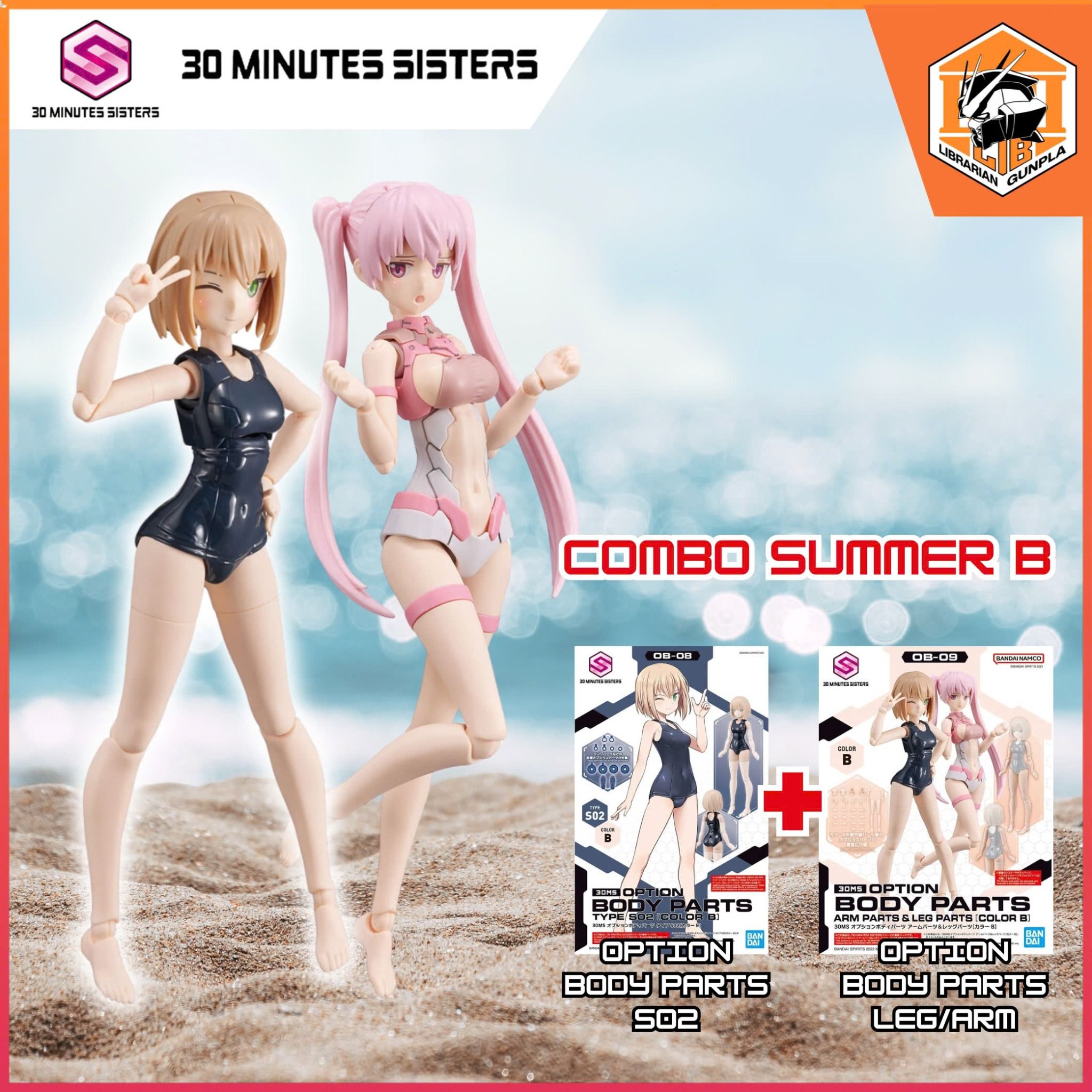 30MS Phụ kiện Option Body Parts Type S02 - Color B - LIB Gunpla