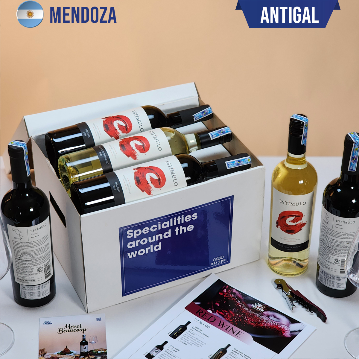 Rượu vang trắng Estimulo Sauvignon Blanc 2020 Box 6 – SaigonGourmet