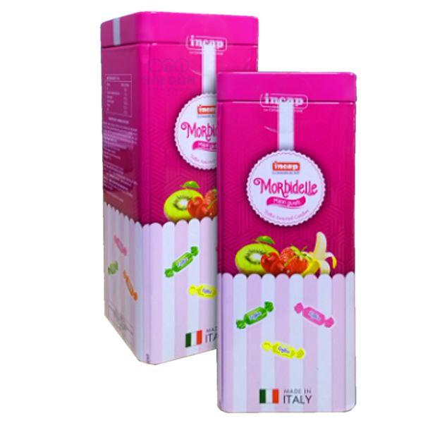 Kẹo Italy Incap Morbidelle 175g (Hộp thiếc màu hồng) – SaigonGourmet