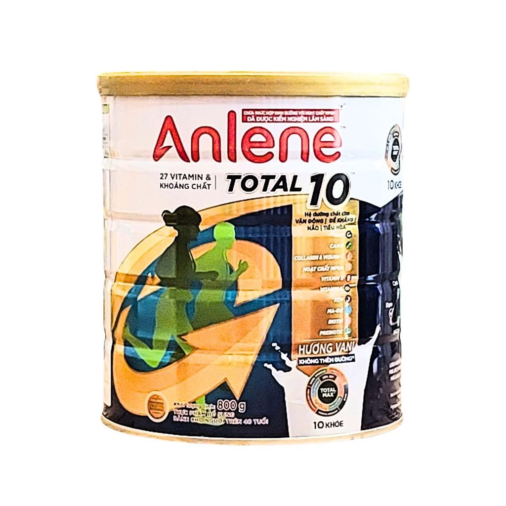 Sữa bột Anlene Total 10 - lon 800g - Bổ sung dưỡng chất cho người trên ...