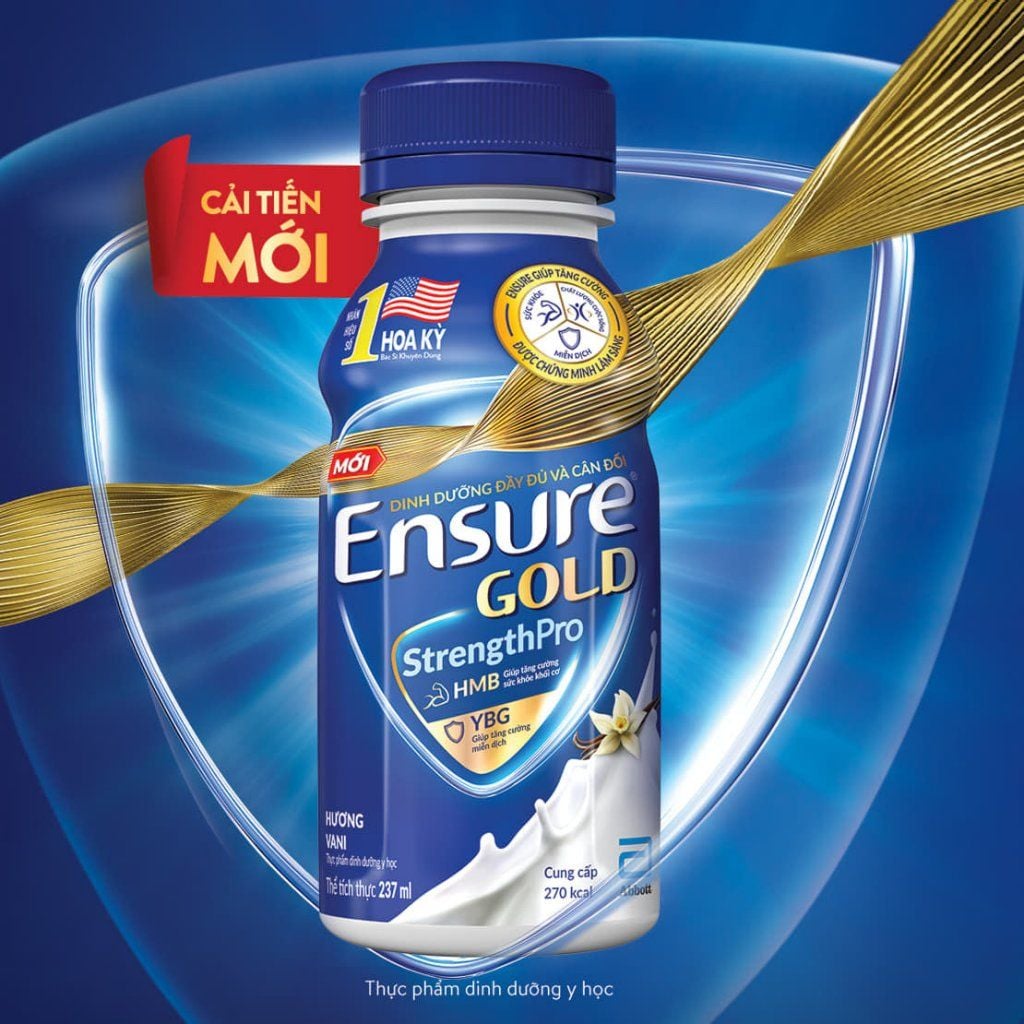 Lốc 6 chai Ensure Gold 237ml/chai hương Vani (phiên bản mới) – Ruby Mart