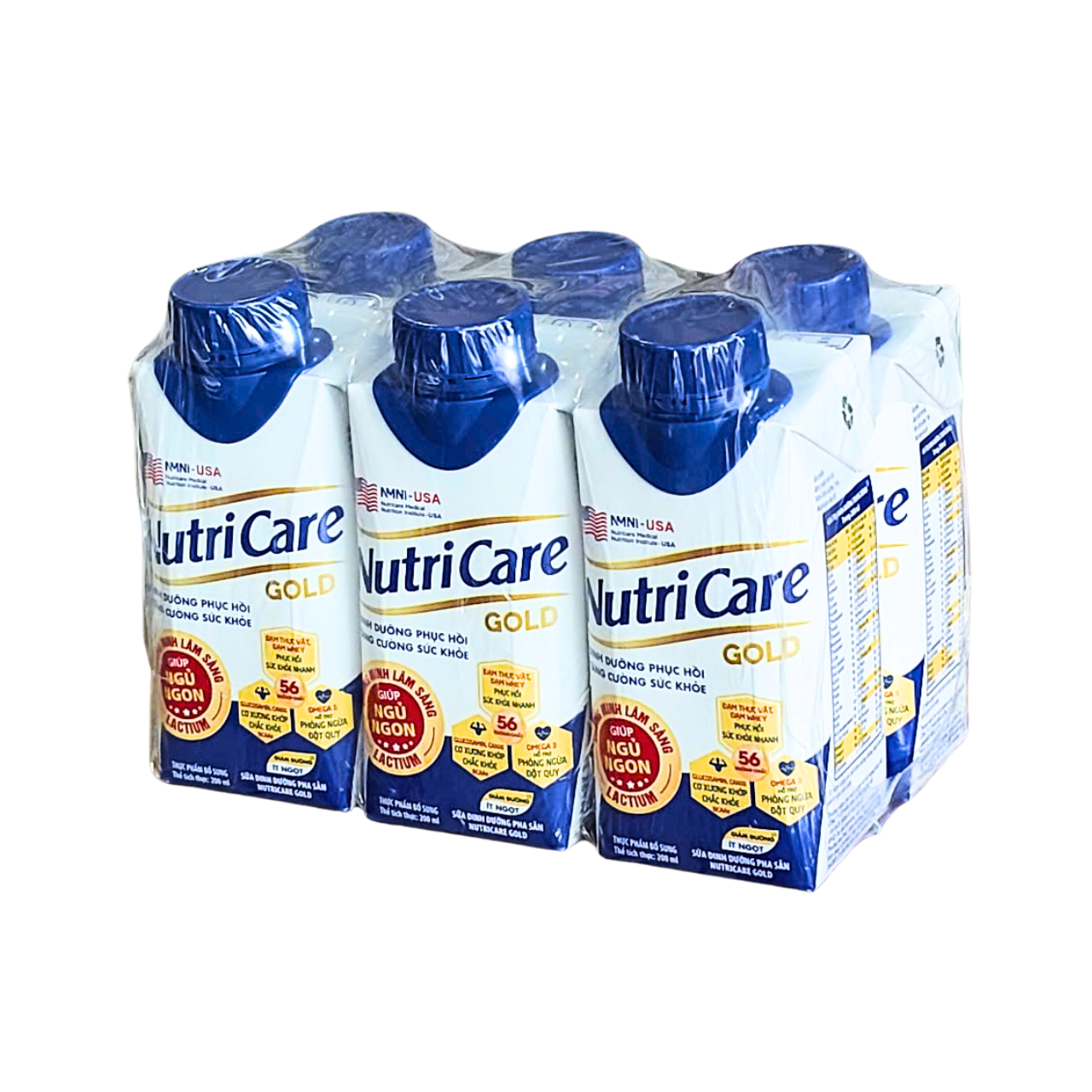 Lốc 6 hộp Nutricare Gold 200ml - Thùng 18 hộp - Dinh dưỡng cho người l – Ruby Mart
